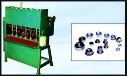380V Full Automatic Nut Tapping Machine With Double Head , Green Color
