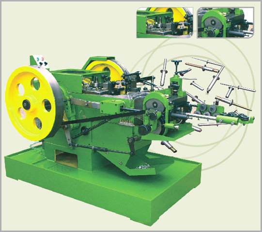 High Speed Rivet Making Machine For Brass / Steel Screws , 80-130 Slider