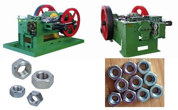 High Speed Screw / Bolt Nut Making Machine , 50-160 Pcs/Min Productivity