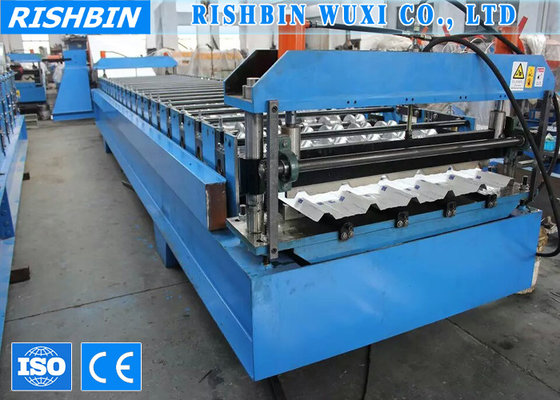 G550 MPA Steel IBR Metal Roofing Roll Forming Machine with 45 ﹟ Steel Shaft