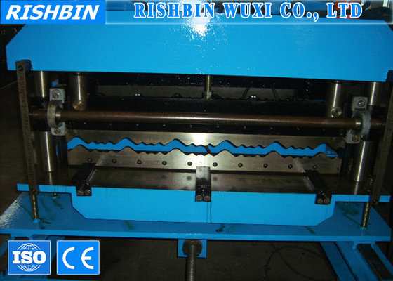 IBR Metal Roof Profile / Wall Panel Roll Forming Machine Grade 45 Steel Roller