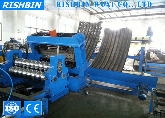 0.3 mm - 0.6 mm Color Steel Grain Silo Metal Forming Machine With PLC System
