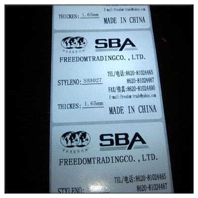 Self adhesive paper label made in guangzhou factory ,sticker paper label
