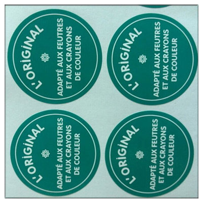 Self adhesive paper label made in guangzhou factory ,sticker paper label