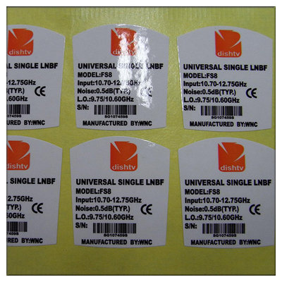 Printed self adhesive label with glossy lamination in guangzhou ,paper label printing