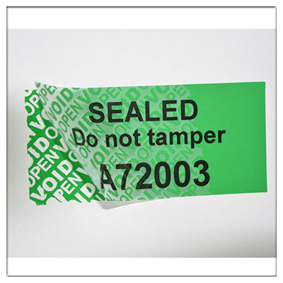 Warranty void if removed stickers,warranty void stickers with serial number,Tamper Evident Security warranty void label