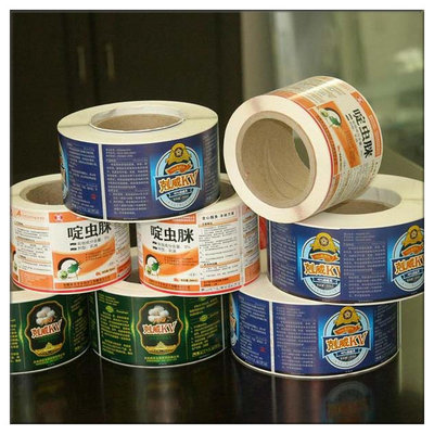 Hot Sale Packaging Adhesive Paper Sticker Printing / Custom Printed Labels / Water Bottle Label Sticker
