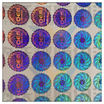 Warranty void destructible hologram sticker label,laser anti-counterfeit hologram labels, anti-fake 3d hologram sticker