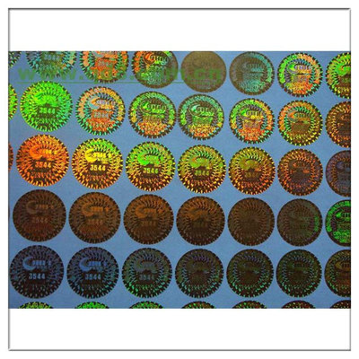 Self Adhesive 3d Holographic Hologram Stickes Labels,Customized holographic label sticker anti counterfeit label