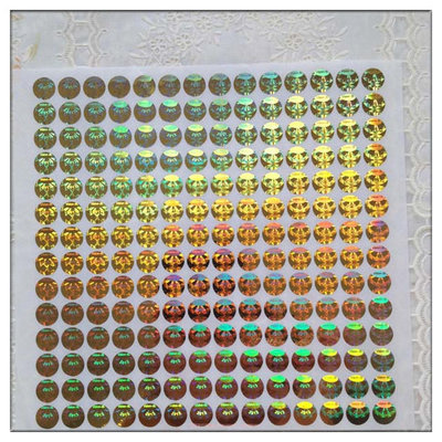 Self Adhesive 3d Holographic Hologram Stickes Labels,Customized holographic label sticker anti counterfeit label