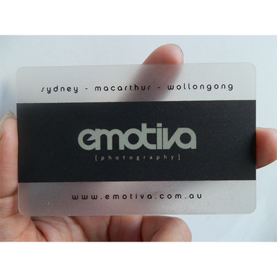 Plastic PVC transparent clear printed business card,PVC transparent business card, transparent pvc business card