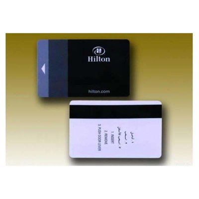 Credit Card Size cr80  pvc/plastic card with chip and magnetic stripe,Hico magnetic strip CR80 magnetic stripe card