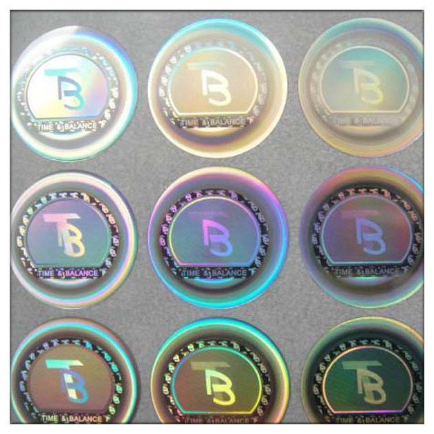 High Security Adhesive Security 3d Reflecting Gold  Hologram Sticker Manufacturer