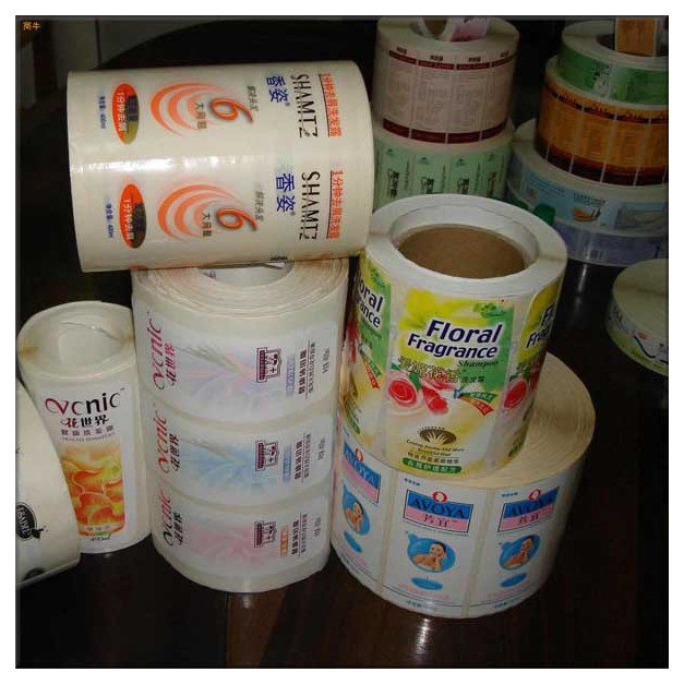 Waterproof Custom Clear Vinyl PVC Transparent Self Adhesive Sticker Label ,Bottle Glass Self Adhesive PVC Label Sticker