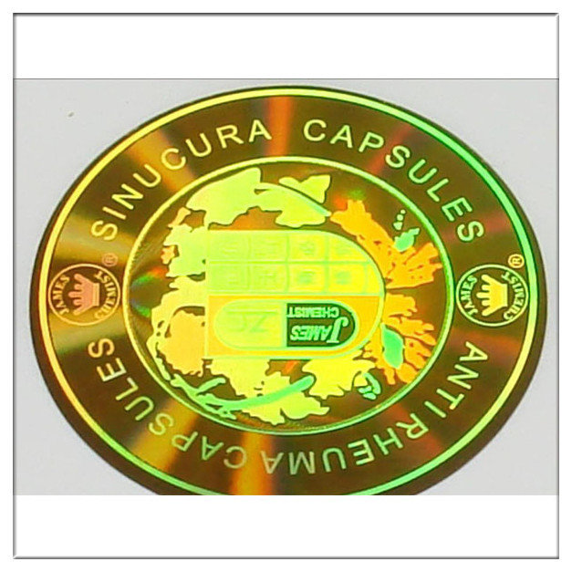 Rainbow Hologram Sticker Holographic Self Adhesive Label,Printing Hologram Security Labels Laser Holographic Labels