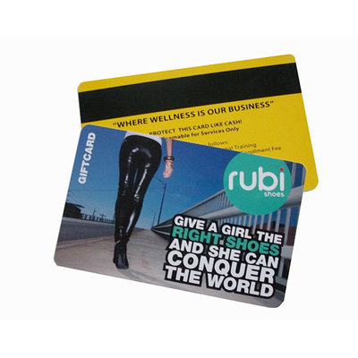 Credit Card Size cr80  pvc/plastic card with chip and magnetic stripe,Hico magnetic strip CR80 magnetic stripe card