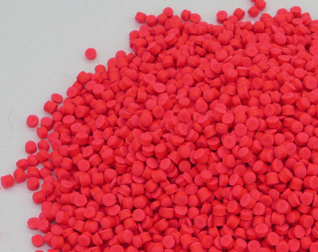 China Fluorescence Pink Polymer Masterbatch Carpet Fiber Rubber Masterbatch supplier