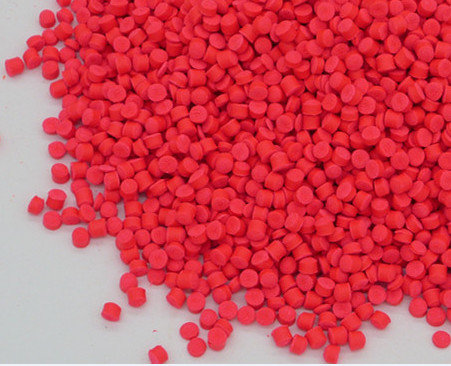 China Pigment Fluorescence Pink EVA Masterbatch For Suitcase Material / Fiber supplier