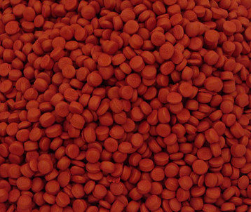 China Magenta Rubber Pigment Masterbatch Oil Resistance For Film , Sheo Base supplier