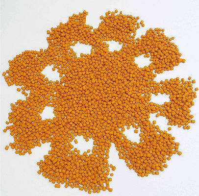 China 18% EVA Shopping Bags Yellow Polymer Masterbatch supplier