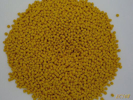 Children Toys Deep Yellow Additive Masterbatch With 180 ℃ Heat Resistance supplier
