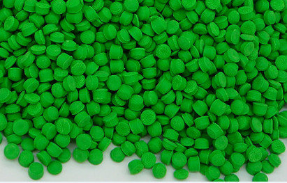 Fluorescent Green Eva Pigment For Suitcase Material , Plastic Masterbatch supplier
