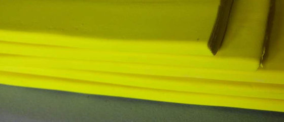 Fluorescence Yellow Additive Rubber Masterbatch Sheet For Shoe, Eva Foaming supplier