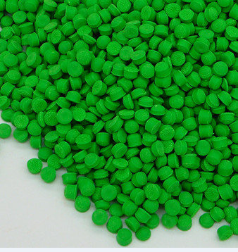 Fluorescence Green Pigment Masterbatch With 10% - 50% Pigment Content supplier