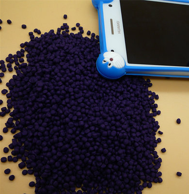 Blue Polymer Eva Masterbatch Heat - Resistance With High Tinting Strength supplier