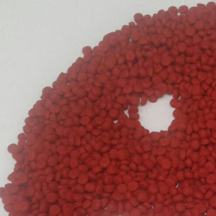 Oil Resistance Vermeil Pigment Masterbatch Heat 170 ℃ For Athletics Track supplier