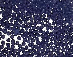 Blue Color EVA Masterbatch For Shoe , Plastic Masterbatch supplier
