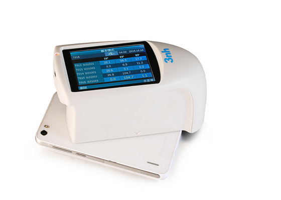 NHG60 Portable Gloss Meter 60 Degree , Aluminum plate Template Gloss Meter With 3.5 Inch Touch Screen