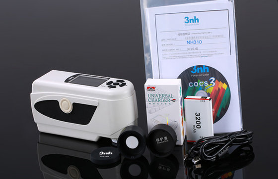 3NH Portable Spectrophotometer Colorimeter Italy USB Cable Color Inspection Instruments NH310