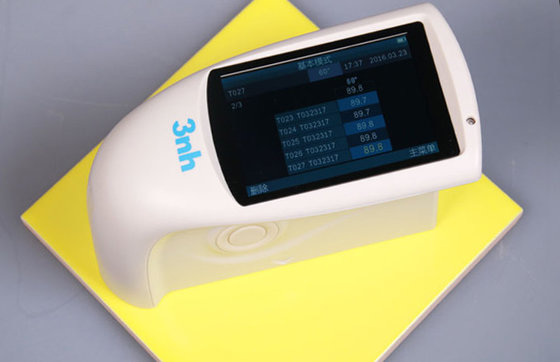 NHG268 3.5 Inch Display Marine Coatings Digital Portable Gloss Meter 480*320 Resolution With 85 ° Angle