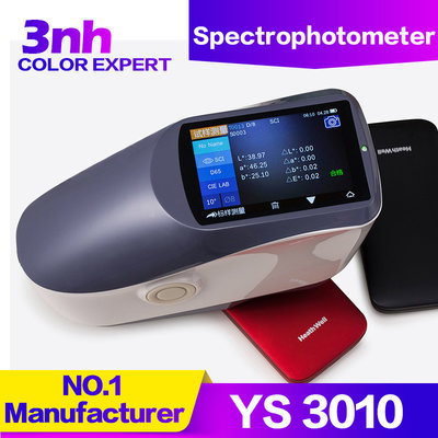 YS3010 Portable Color Spectrophotometer 3NH SCI SCE Liquid / Powder Color Difference Delta E