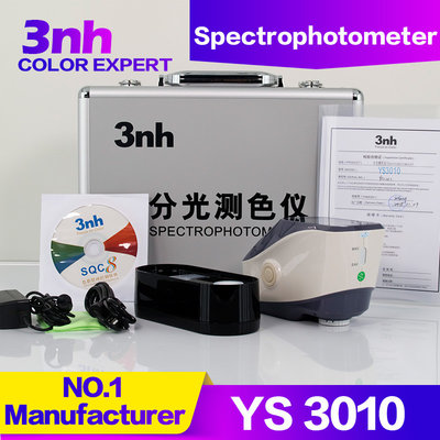 YS3010 Portable Color Spectrophotometer 3NH SCI SCE Liquid / Powder Color Difference Delta E