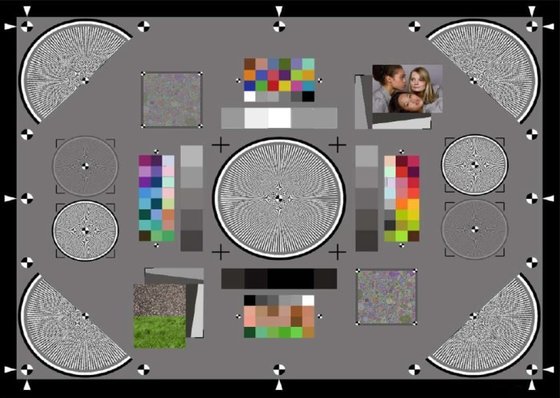SineImage Digital Image Resolution Chart Reflective Digital Cameras / Lenses Target YE042