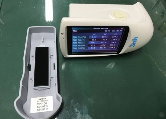 20 60 85 Angle Gloss Measurement Instruments HG268 High Tech 0~1000GU Stone Paint Machine tester