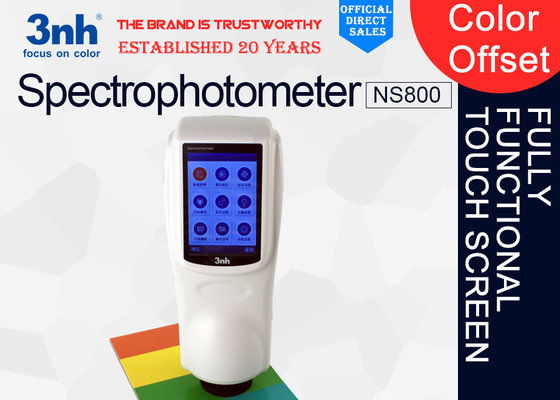 NS800 Hand-held Color Matching Spectrophotometer , for cosmetics cleansing cream hair dye