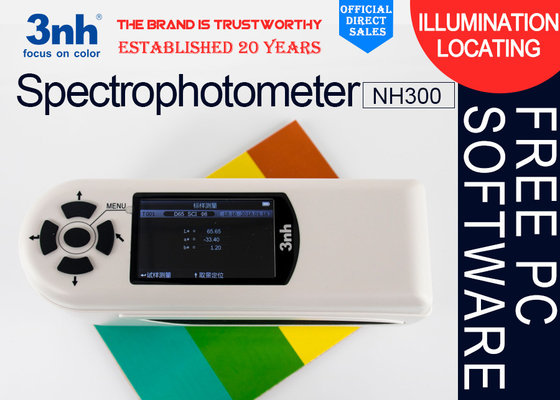 2.8 Inch Display Color Matching Spectrophotometer NH300 for bath shampoo and conditioner testing