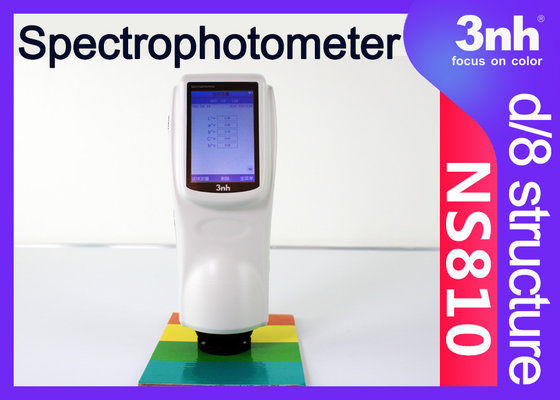 Cosmetics Paint Matching Spectrophotometer NS810 Color Comparasion Meter With D/8 Accessory