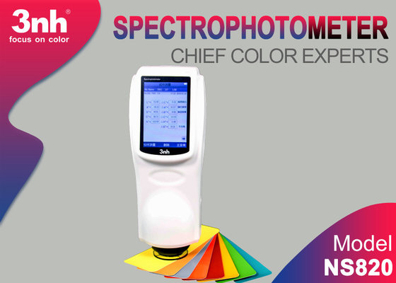 NS820 Portable Spectrophotometer Colorimeter Dental hair skin tattoo color matching machine