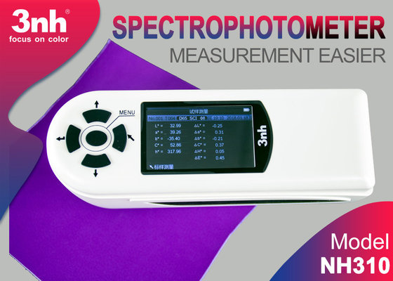 NH310 CIE LAB Portable Spectrophotometer Colorimeter 8mm 4mm Aperture Color Analysis Chroma meter