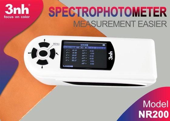 Delta E Color Measurement Colour Testing Machine Portable Spectrophotometer Colorimeter 3nh NR200