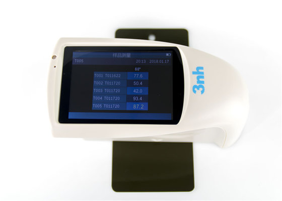 HG60 Handheld Digital Gloss Meter With GQC6 software , Micro Tri USB Cable Stainless steel Gloss Meter 