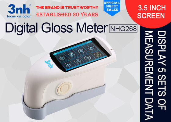 Multi - Angle Digital Gloss Meter NHG268 Furniture paint Gloss tester 160mm*75mm*90mm Dimension