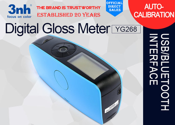 YG268 Tri Angle Digital Gloss Meter Marble Metal Architectural Ceramic Test Machine