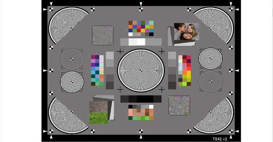 Reflective Image Resolution Chart YE042 / Digital Camera Resolution Chart ISO Standard