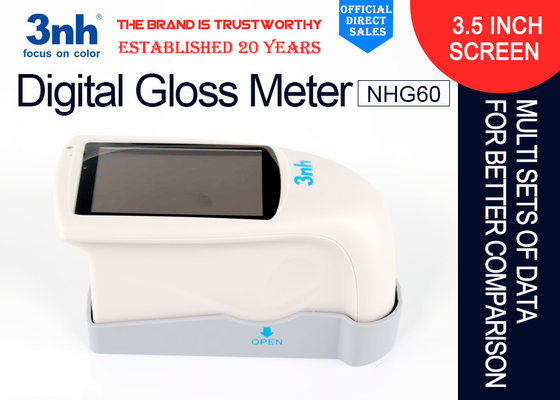 Multifunction Portable Digital Gloss Measurement Instruments NHG60M 60° Touch Screen