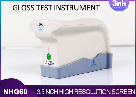 Portable Digital Gloss Meter NHG60 60° Gloss Test Instrument For Metal Leather Tile Fabric